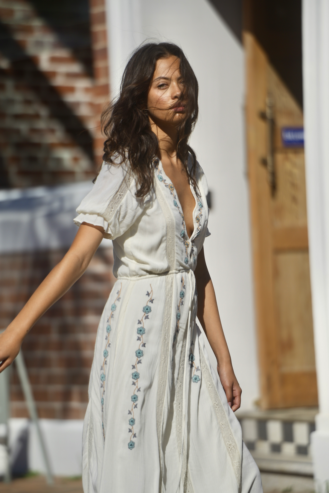 Hennessey Dress – Golden Brown The Label